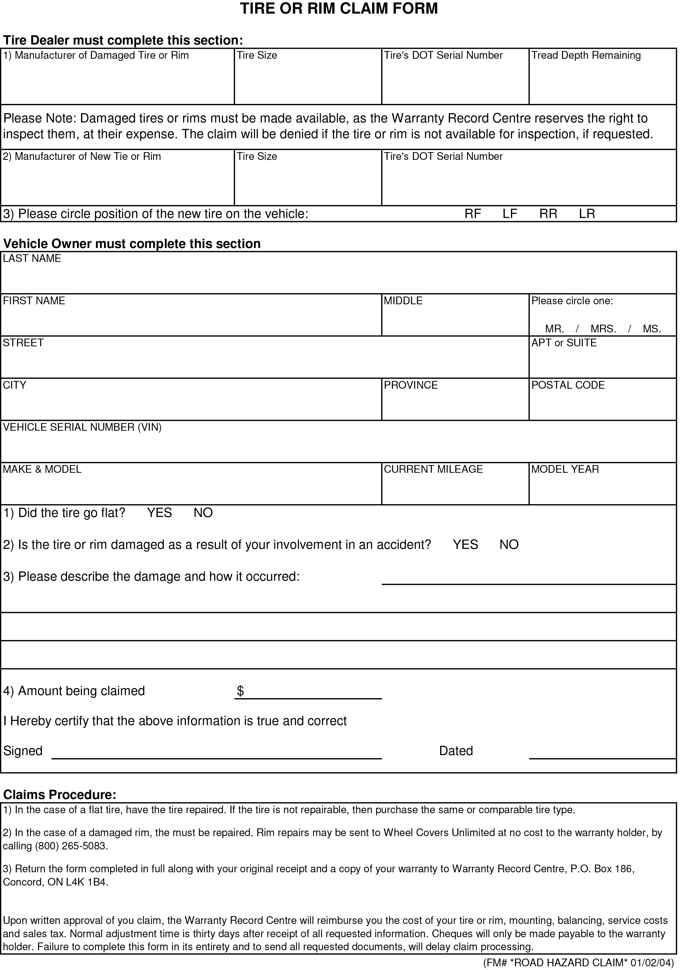 Index of /warrantyforms